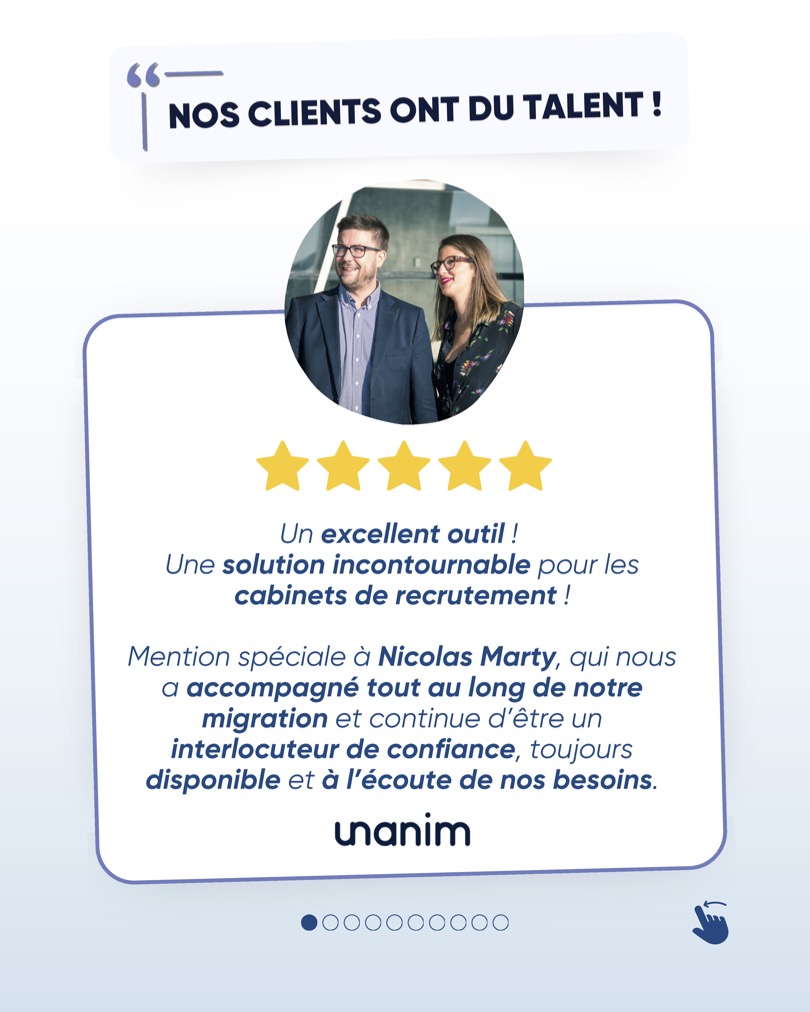 UNANIM Recrutement mis à l'honneur par Nicoka - Unanim